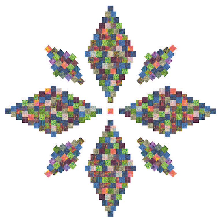 Field of Diamonds – SJ Quilt Patterns